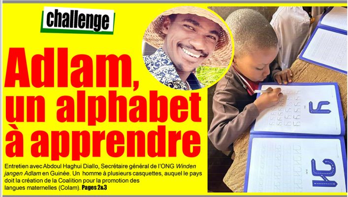 Journée internationale de la langue maternelle : Adlam, un alphabet à ...